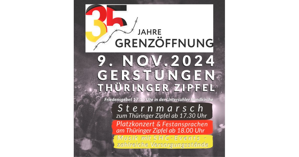 WIR FEIERN! - 35 JAHRE MAUERFALL – Ein Tag, der Geschichte schrieb ...